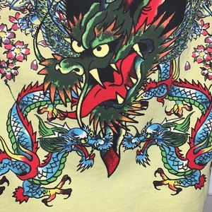 Ed Hardy | Accessories | Ed Hardy By Christian Audigier Dragon Scarf ...